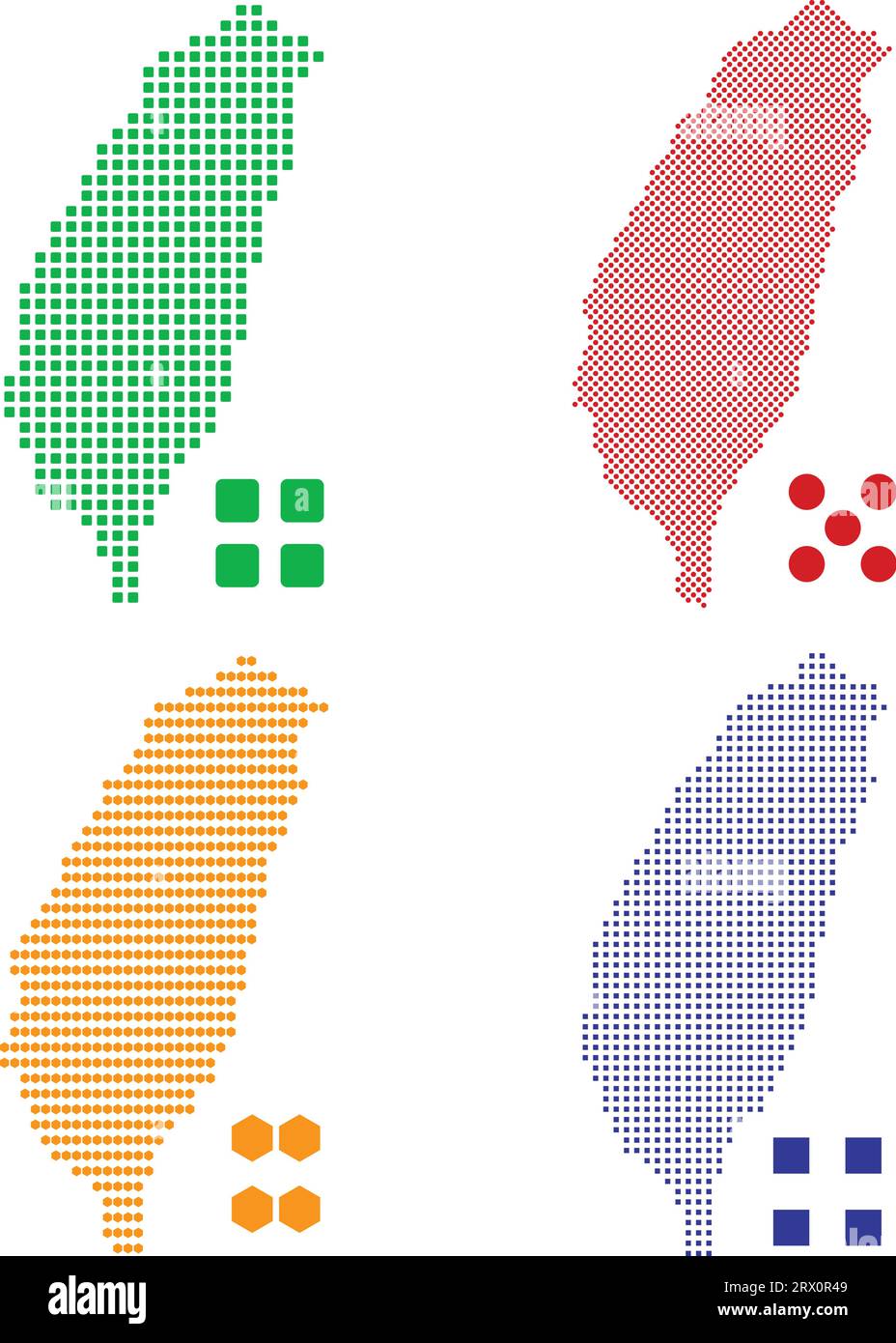 Layered editable vector illustration country map of Taiwan,which ...