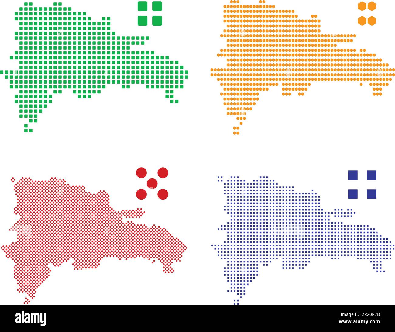 Layered editable vector illustration country map of Dominica,which ...
