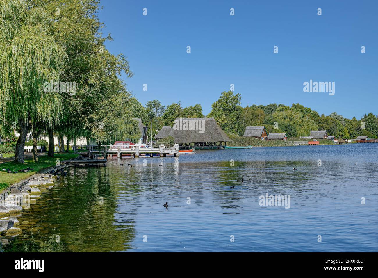 Krakow am See in Mecklenburg Lake District,Germany Stock Photo - Alamy