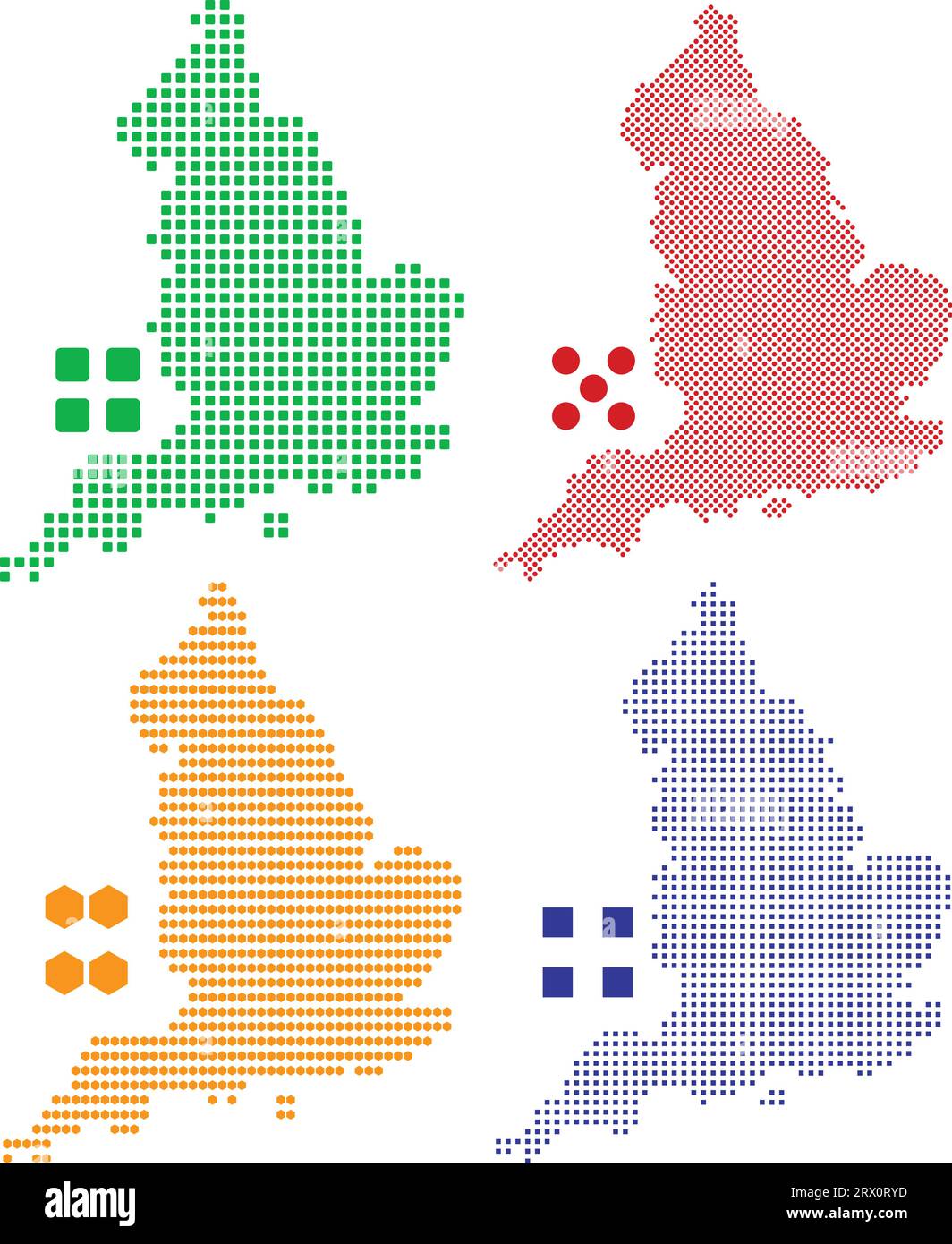 Layered editable vector illustration country map of England,which ...