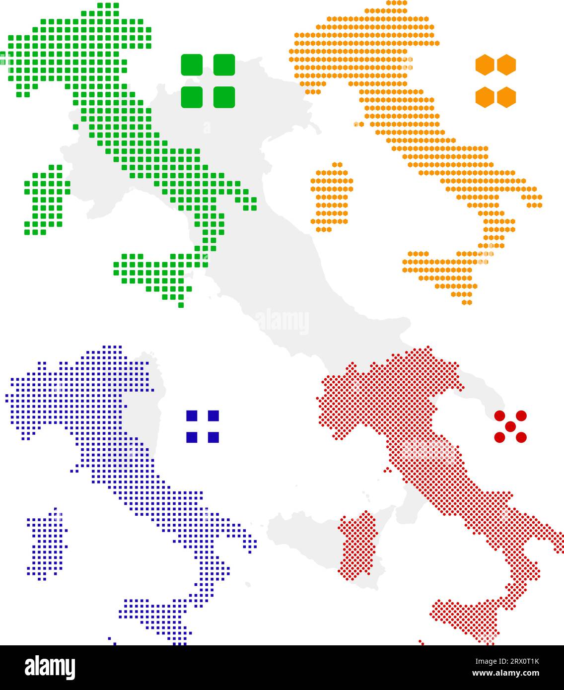 Layered editable vector illustration country map of Italy,which ...