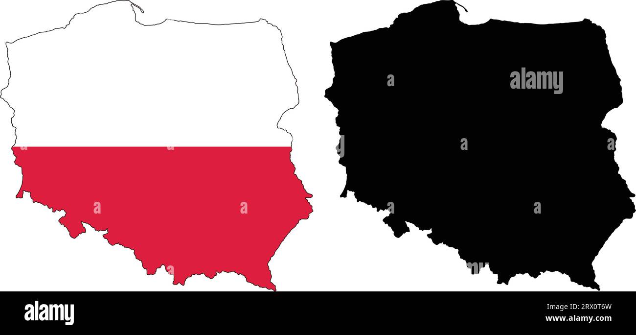 Layered editable vector illustration country map of Poland,which ...