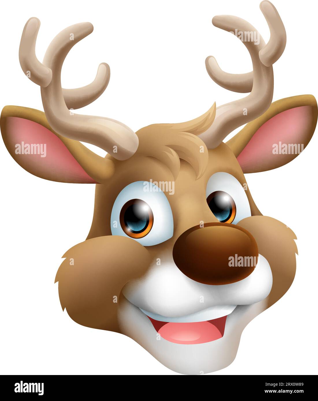 Santa Claus Father Christmas Reindeer Cartoon Stock Vector Image & Art ...
