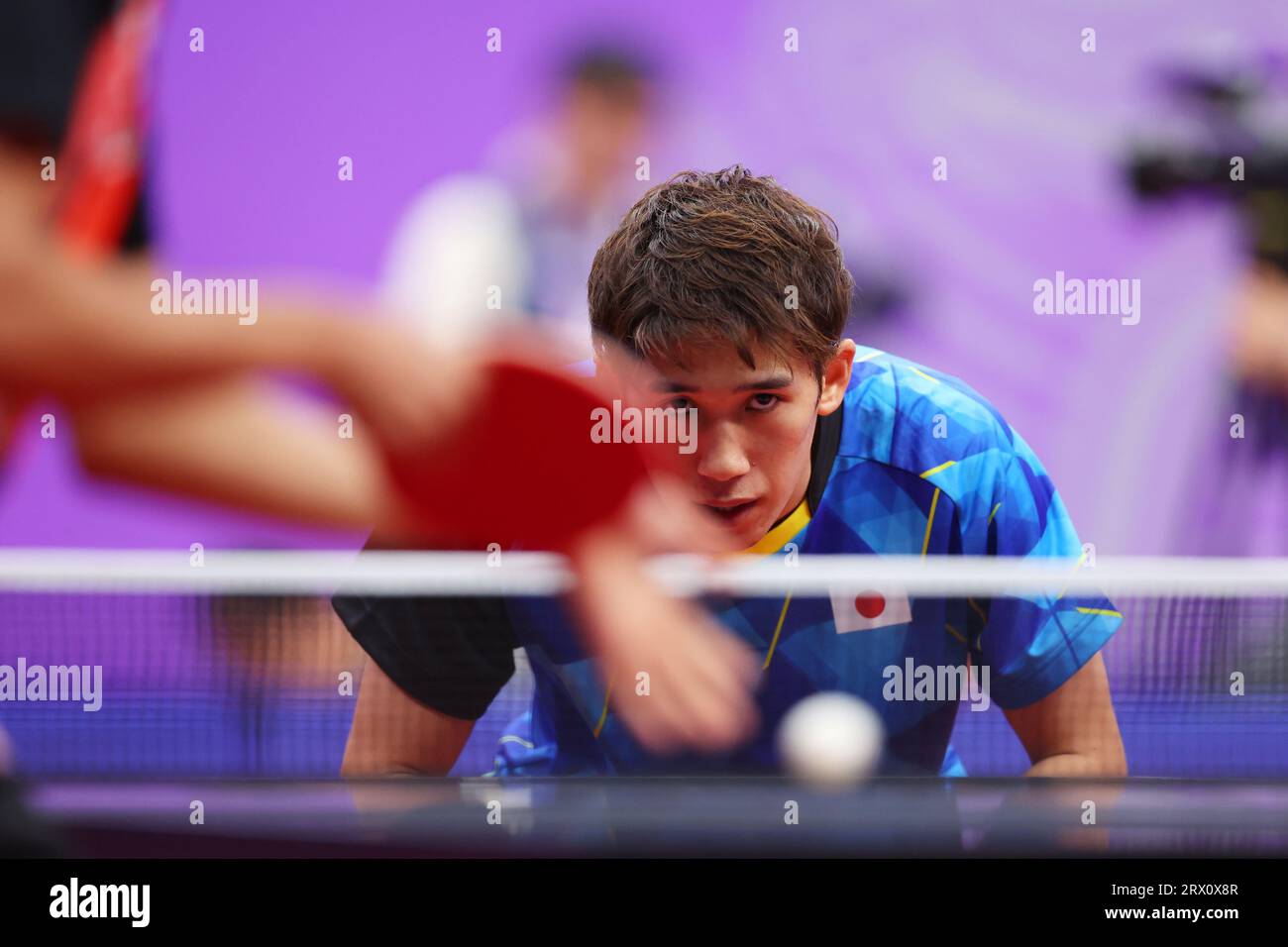 Hangzhou, China. 22nd Sep, 2023. Maharu Yoshimura (JPN) Table Tennis ...