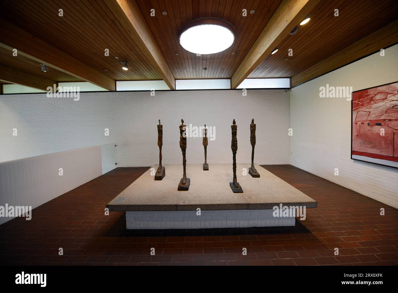 Exhibits at the Louisiana Museum of Modern Art in Humlebaek, Denmark ...