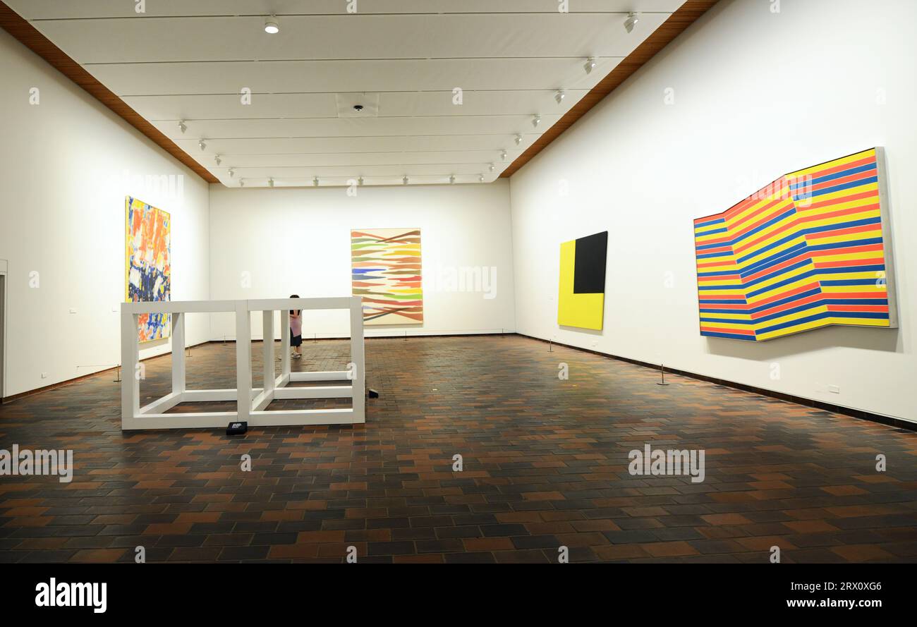 Exhibits at the Louisiana Museum of Modern Art in Humlebaek, Denmark ...