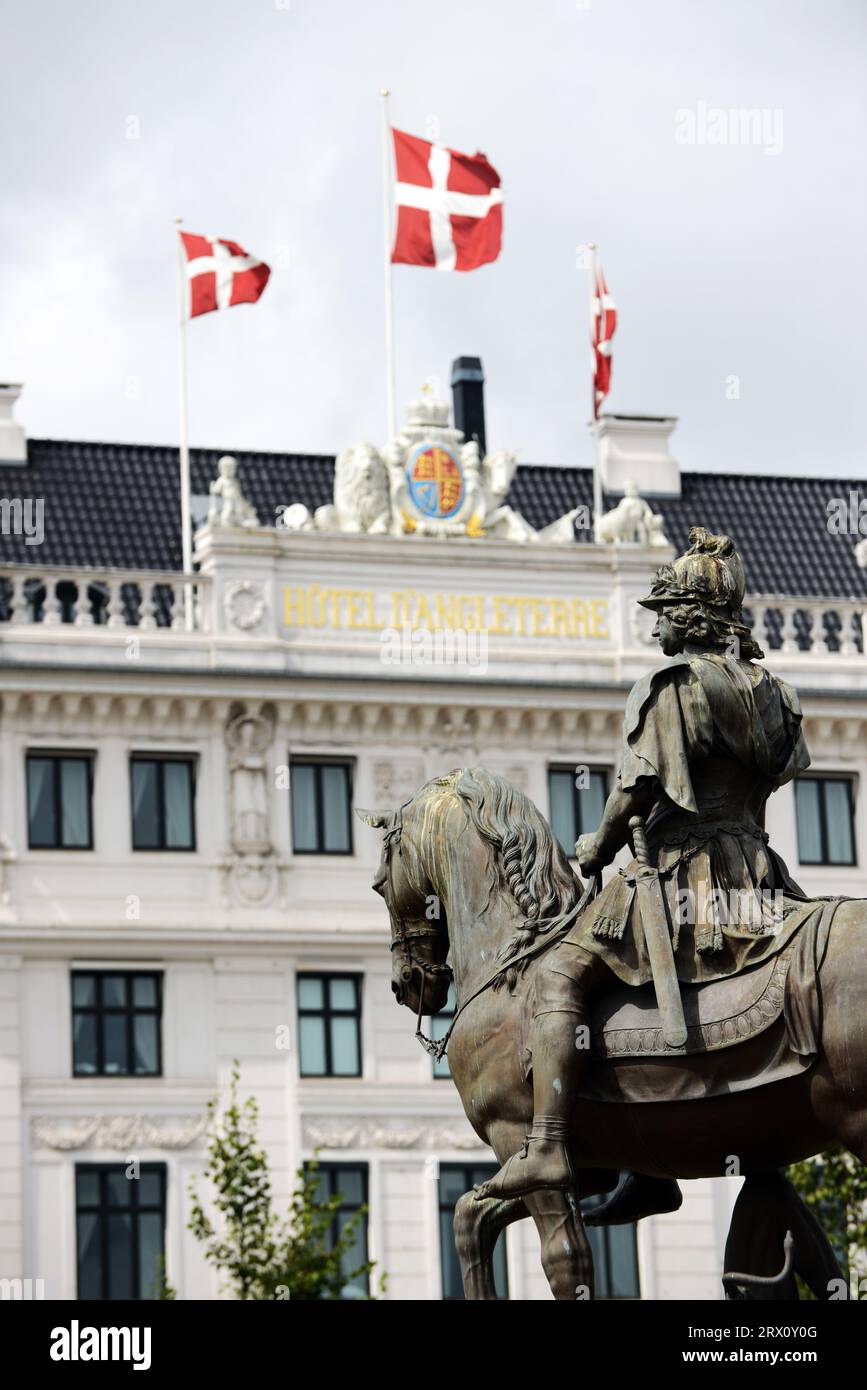 The royal equestrian statue of Christian V at Kongens Nytorv / Kings ...