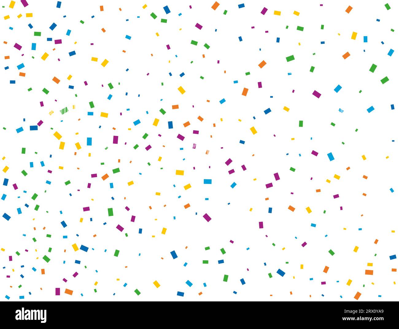 Christmas Rectangular Confetti. Light Rainbow glitter confetti ...