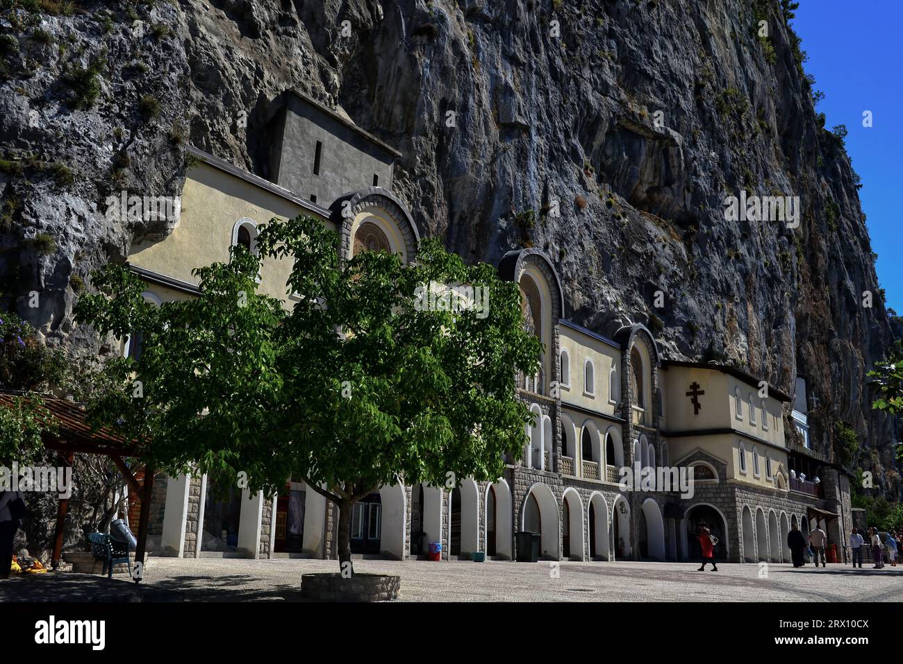 Lower church of the Ostrog Monastery, a 17th century Serbian Orthodox ...