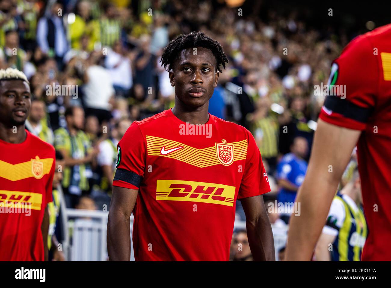 Istanbul, Turkey. 21st Sep, 2023. Mario Dorgeles of FC Nordsjaelland ...