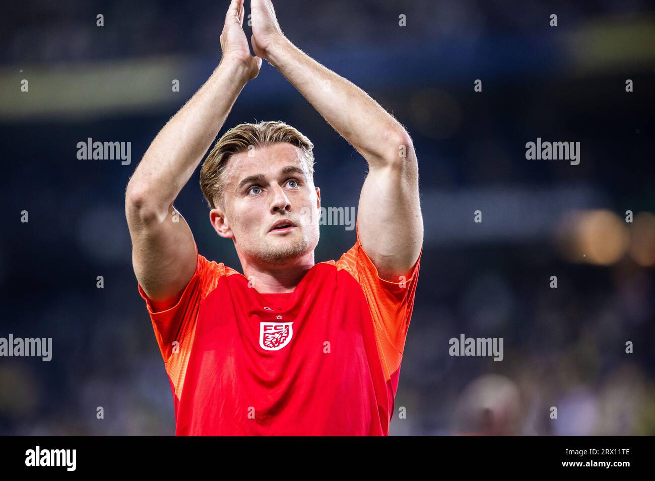 Istanbul, Turkey. 21st Sep, 2023. Martin Frese (5) of FC Nordsjaelland ...