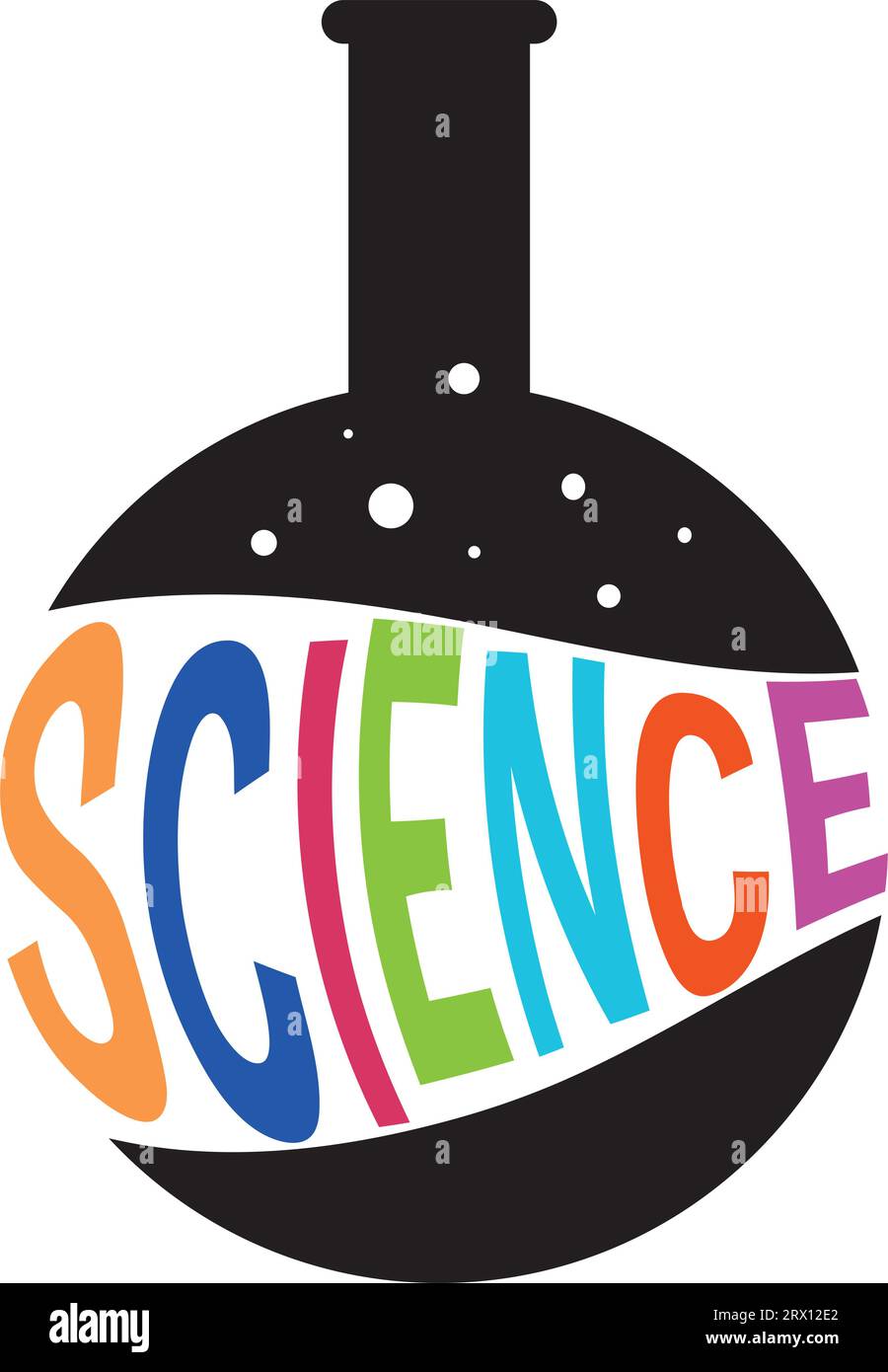 Vector cartoon illustration of science lab tools and equipment Stock ...