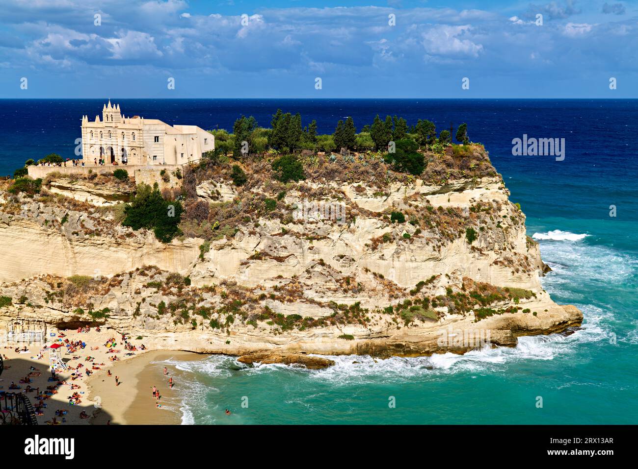 Tropea Calabria Italy. Santa Maria dell'Isola Monastery Stock Photo - Alamy