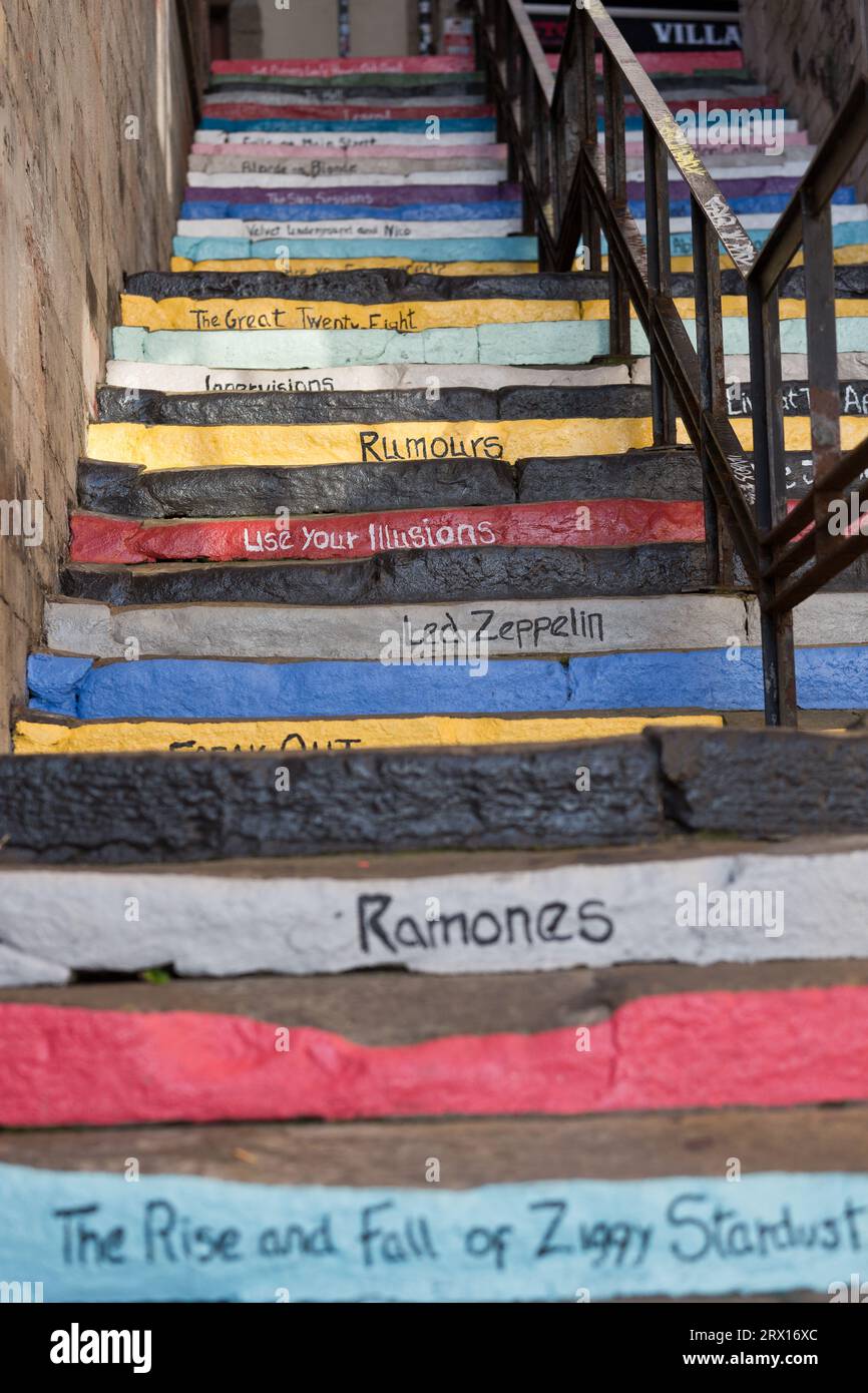 Rock stairs gijon hi-res stock photography and images - Alamy