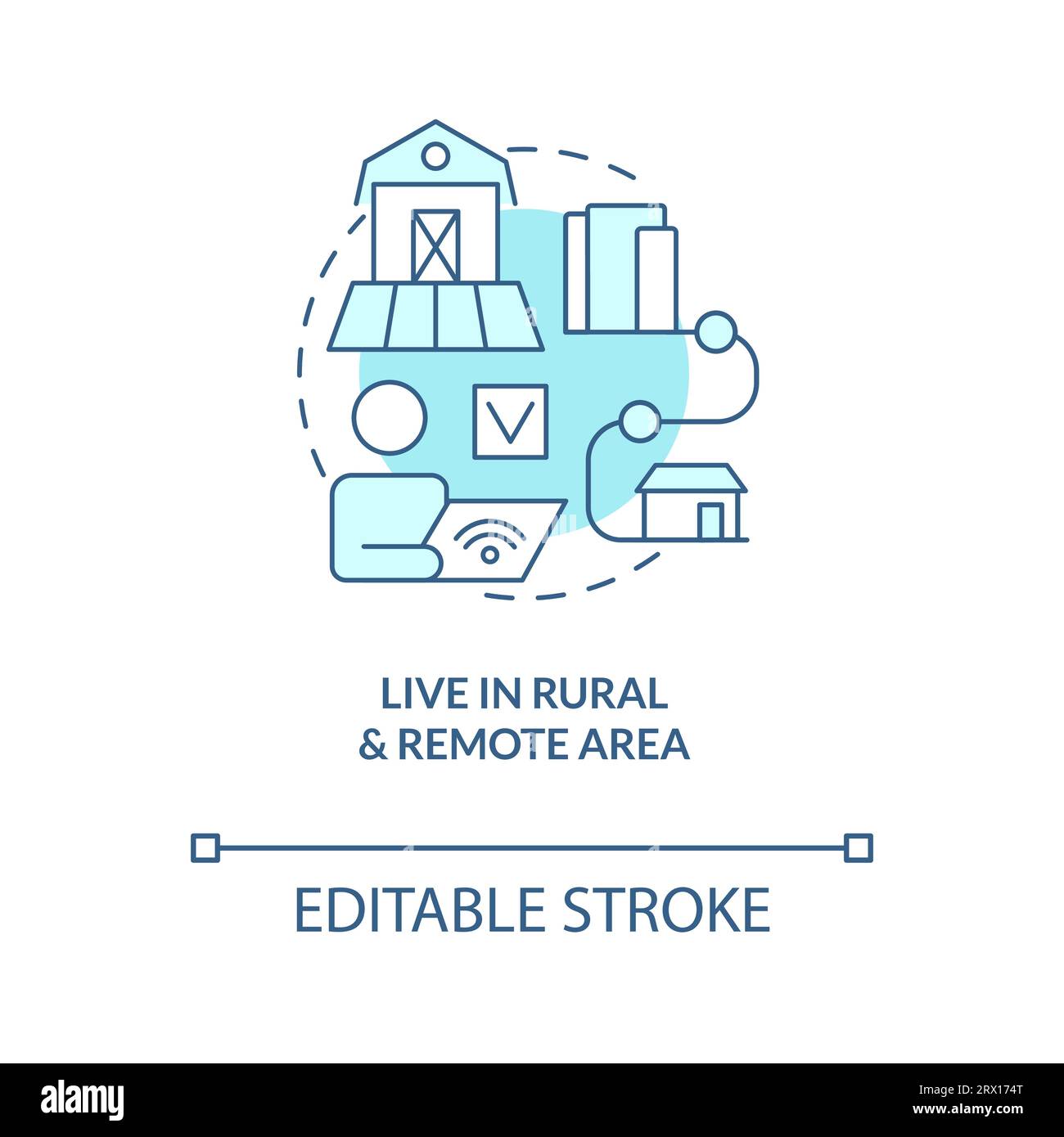 Telemedicine consultation rural Stock Vector Images - Alamy