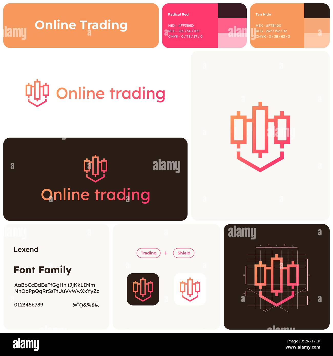 Online stock trading linear Cut Out Stock Images & Pictures - Alamy