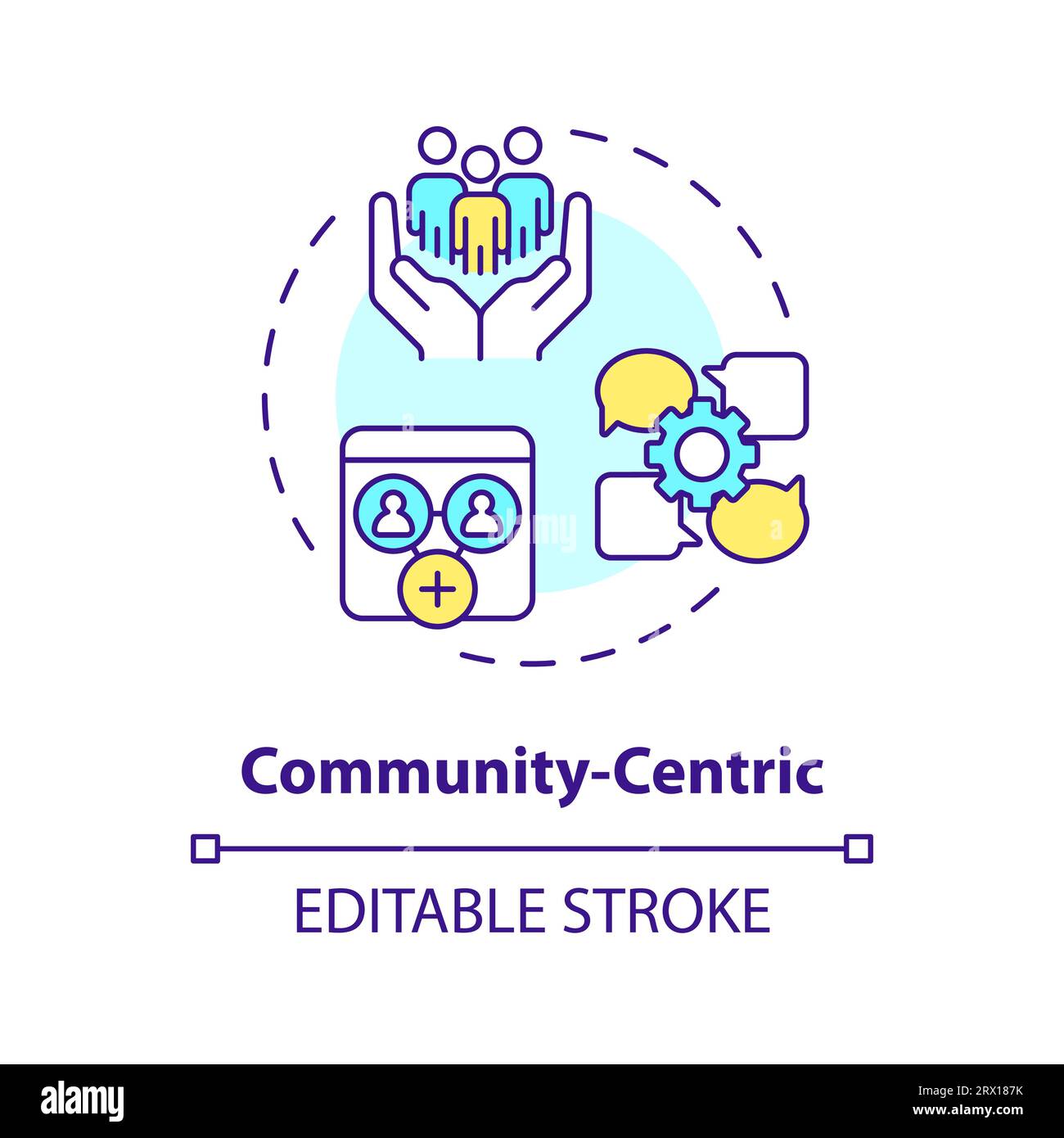 Global Academic Community Stock Vector Images Alamy