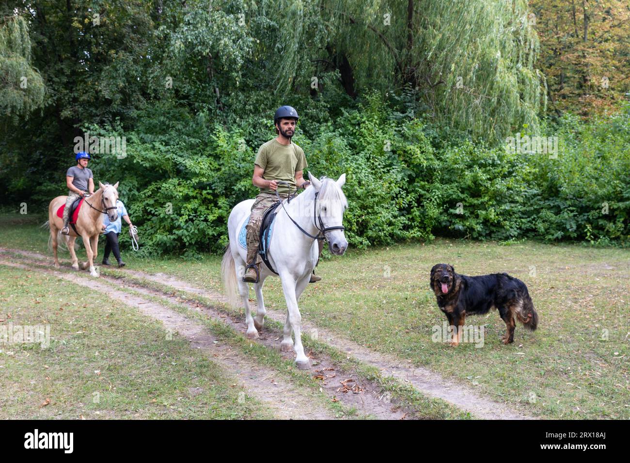Hippotherapy session hi-res stock photography and images - Alamy