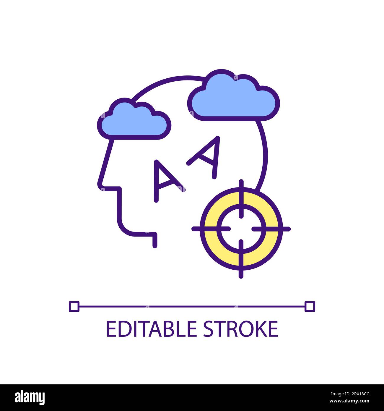 Dyslexia learning disorder reading Stock Vector Images - Alamy