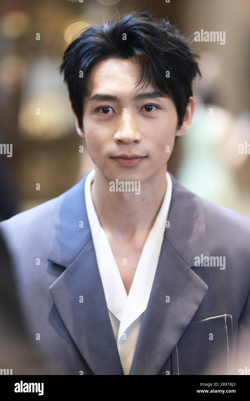 Chinese pop singer and actor Vision Wei attends the Golden Panda Awards ...