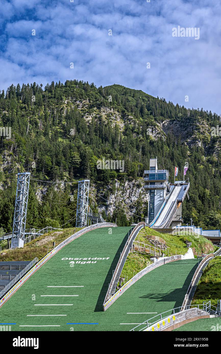 BAVARIA : OBERALLGÄU - OBERSTDORF - SCHATTENBERG SKI SPRUNGSCHANZE ...