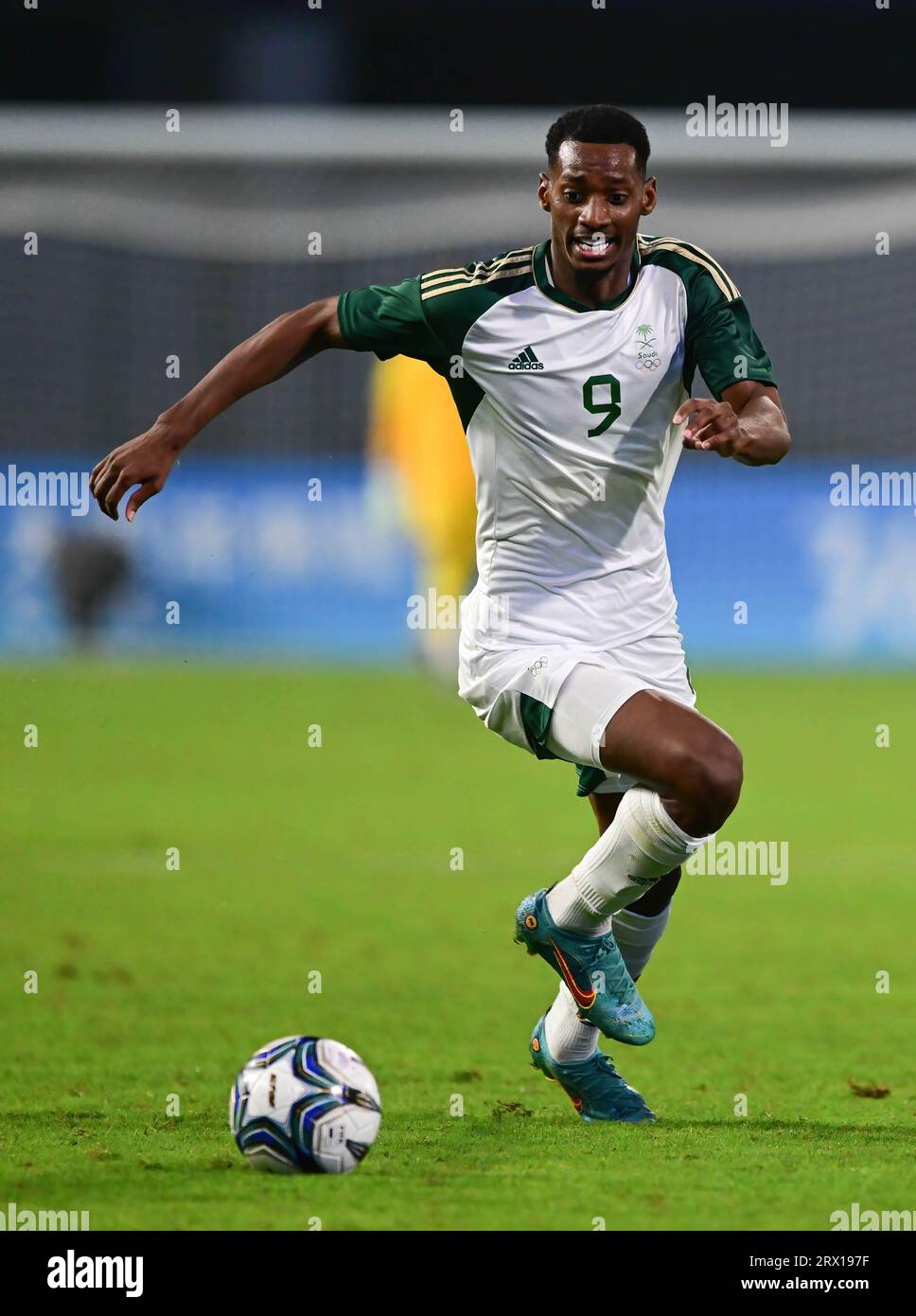 Hangzhou, China. 21st Sep, 2023. Abdullah Hadi J Radif of the Saudi Arabia men football team ...