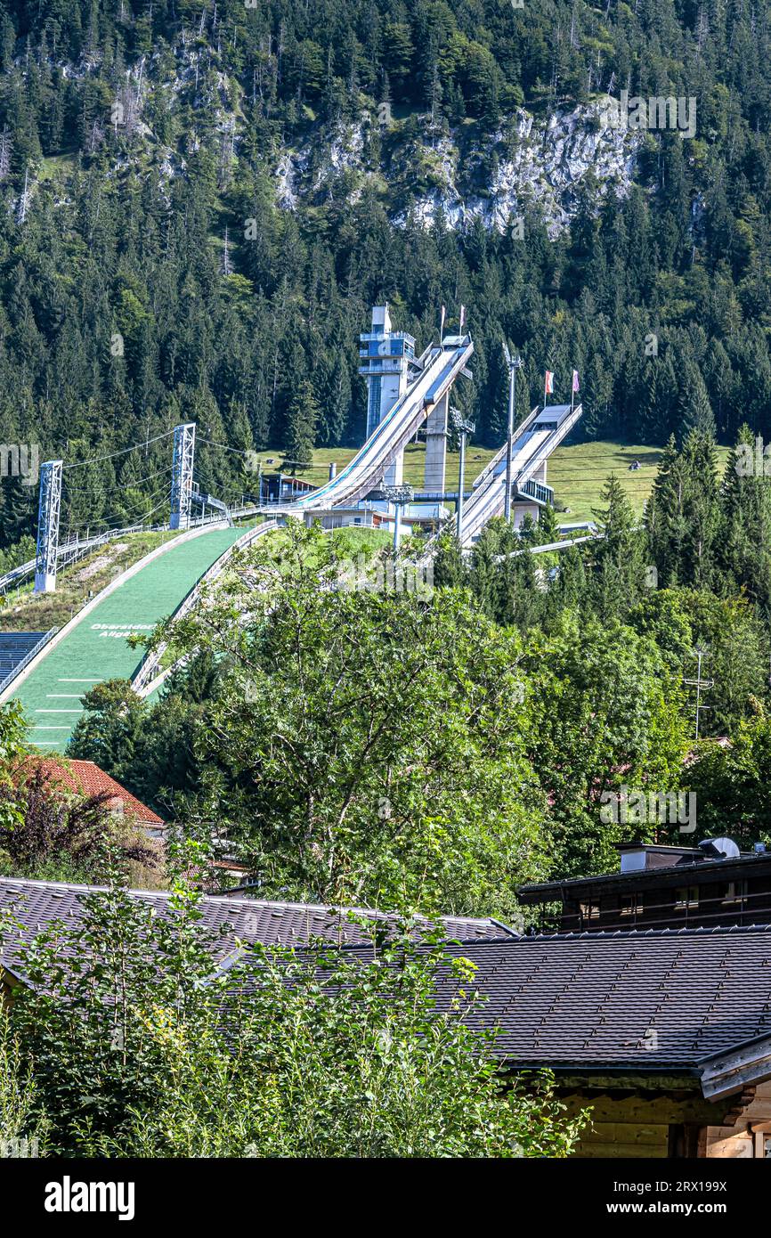 BAVARIA : OBERALLGÄU - OBERSTDORF - SCHATTENBERG SKI SPRUNGSCHANZE ...