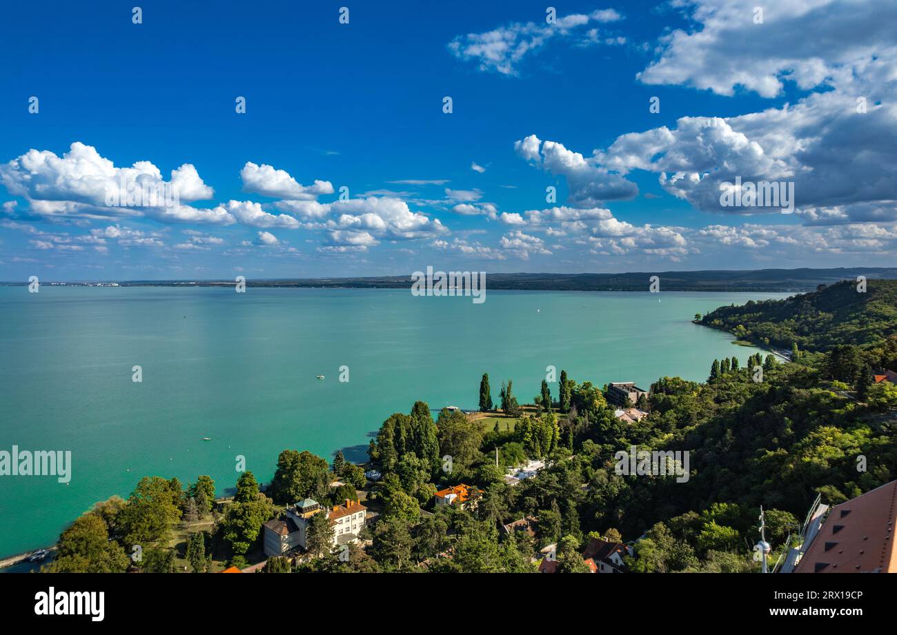 Aerial view tihany balaton hungary hi-res stock photography and images ...