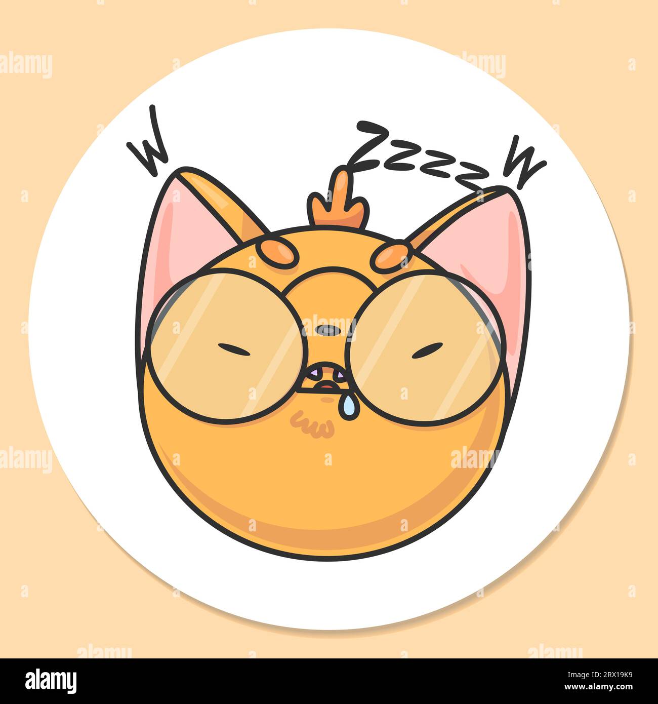 Snoring illustration hi-res stock photography and images - Alamy