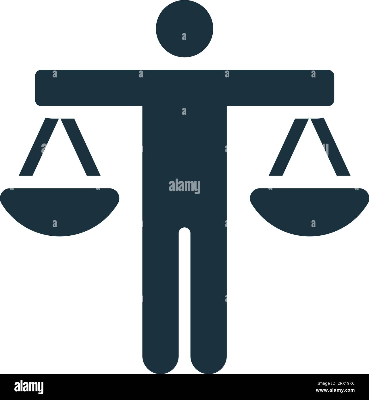Human rights icon. Monochrome simple sign from social causes and ...