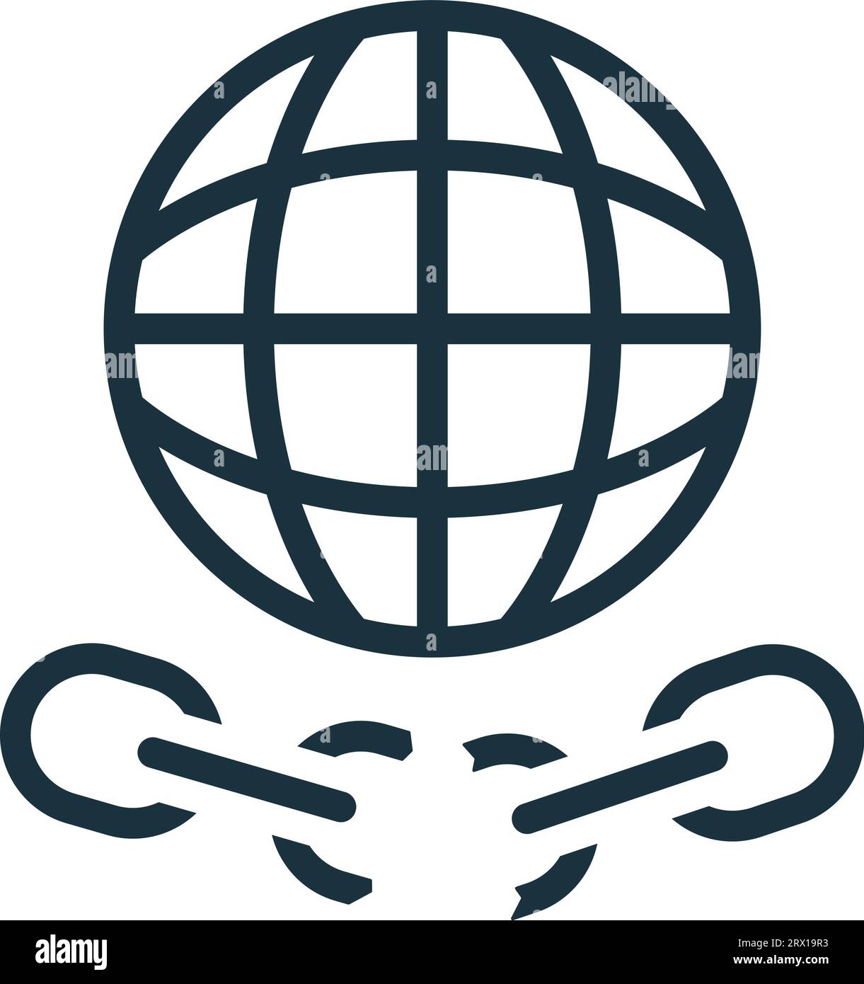 Internet freedom icon. Monochrome simple sign from social causes and ...