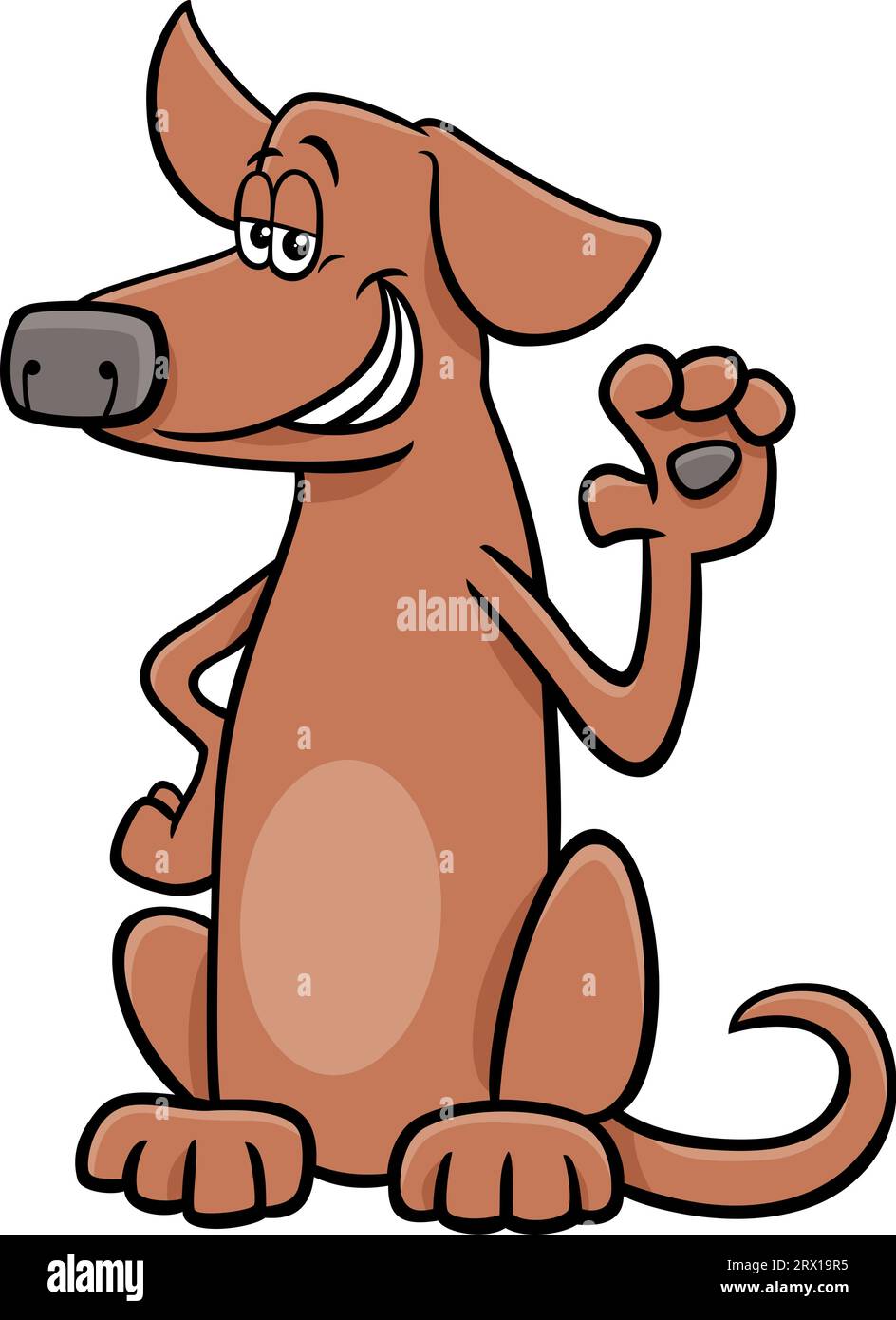 Paw waving vector vectors Stock Vector Images - Alamy