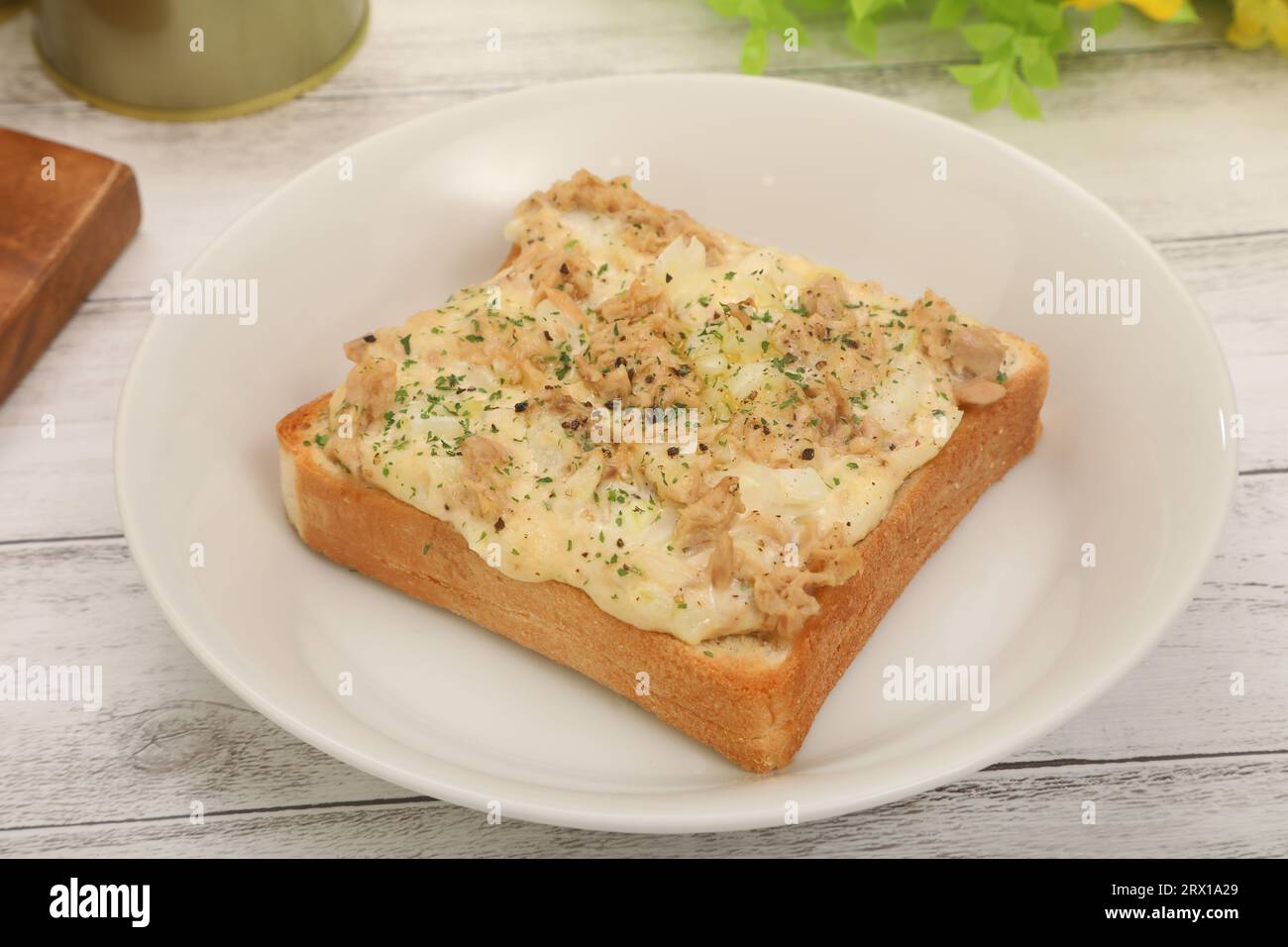 Tuna Mayonnaise Toast Stock Photo - Alamy