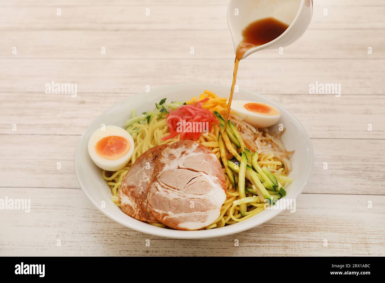 Hiyashi Chuka (Cold Ramen Stock Photo - Alamy