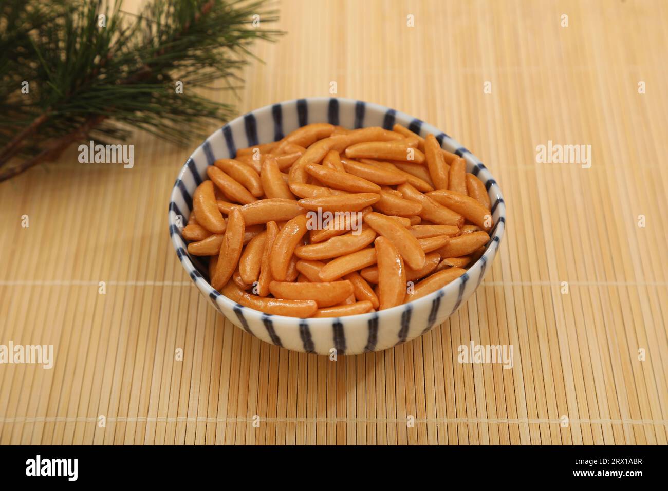 Crispy Rice Crackers Stock Photo - Alamy