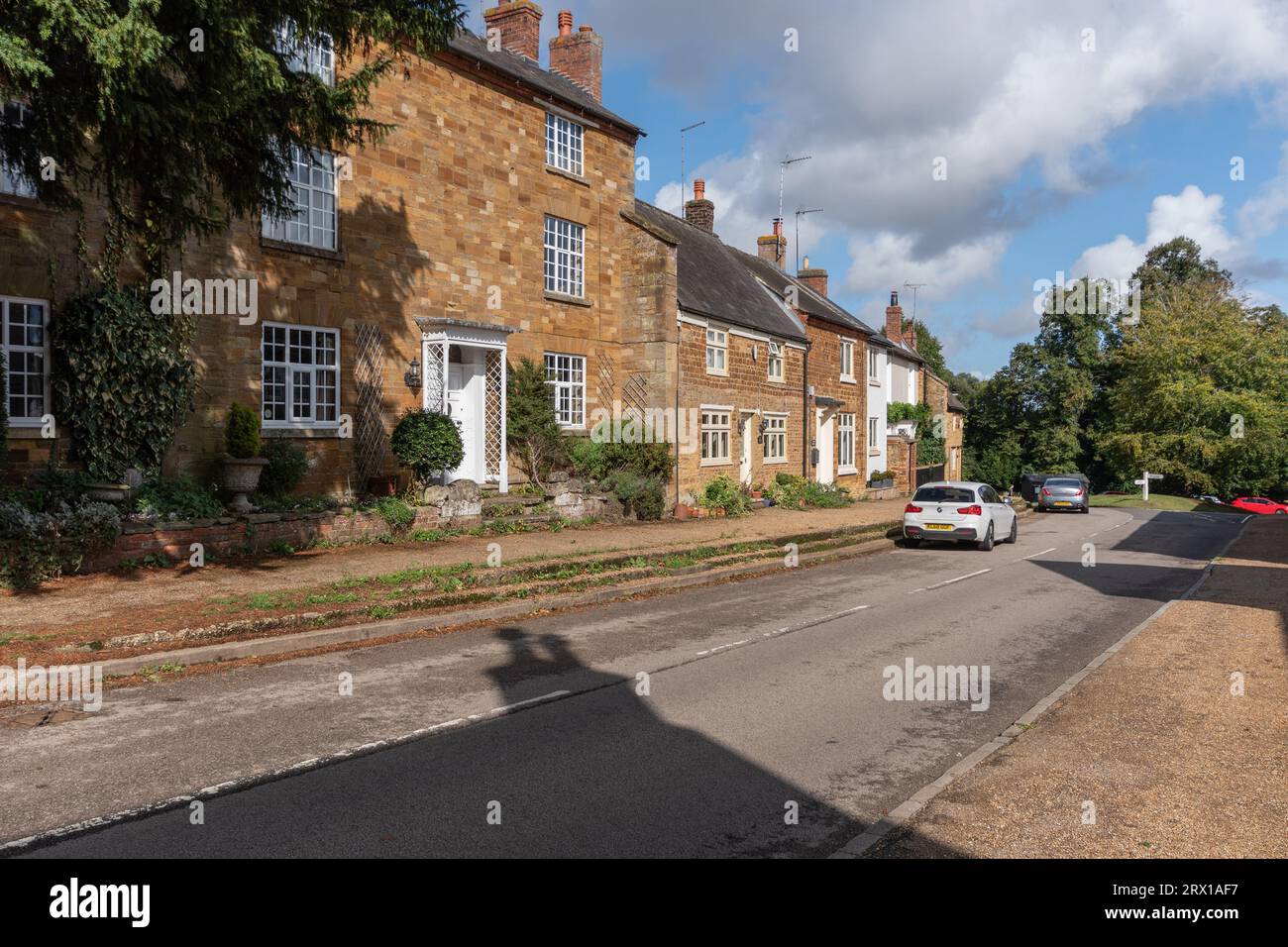 Attractive old stone built housing in the village of Scaldwell ...