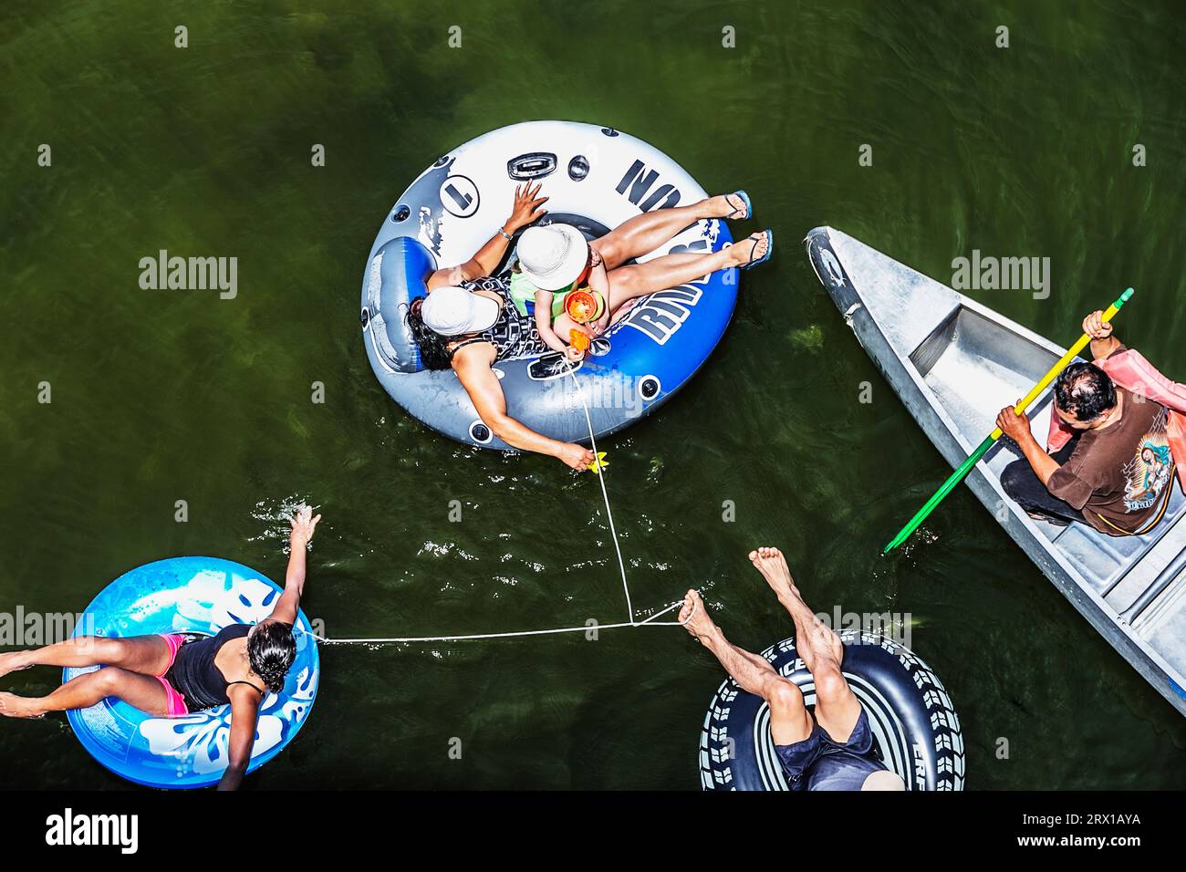 People floating on the Russian River Stock Photo - Alamy