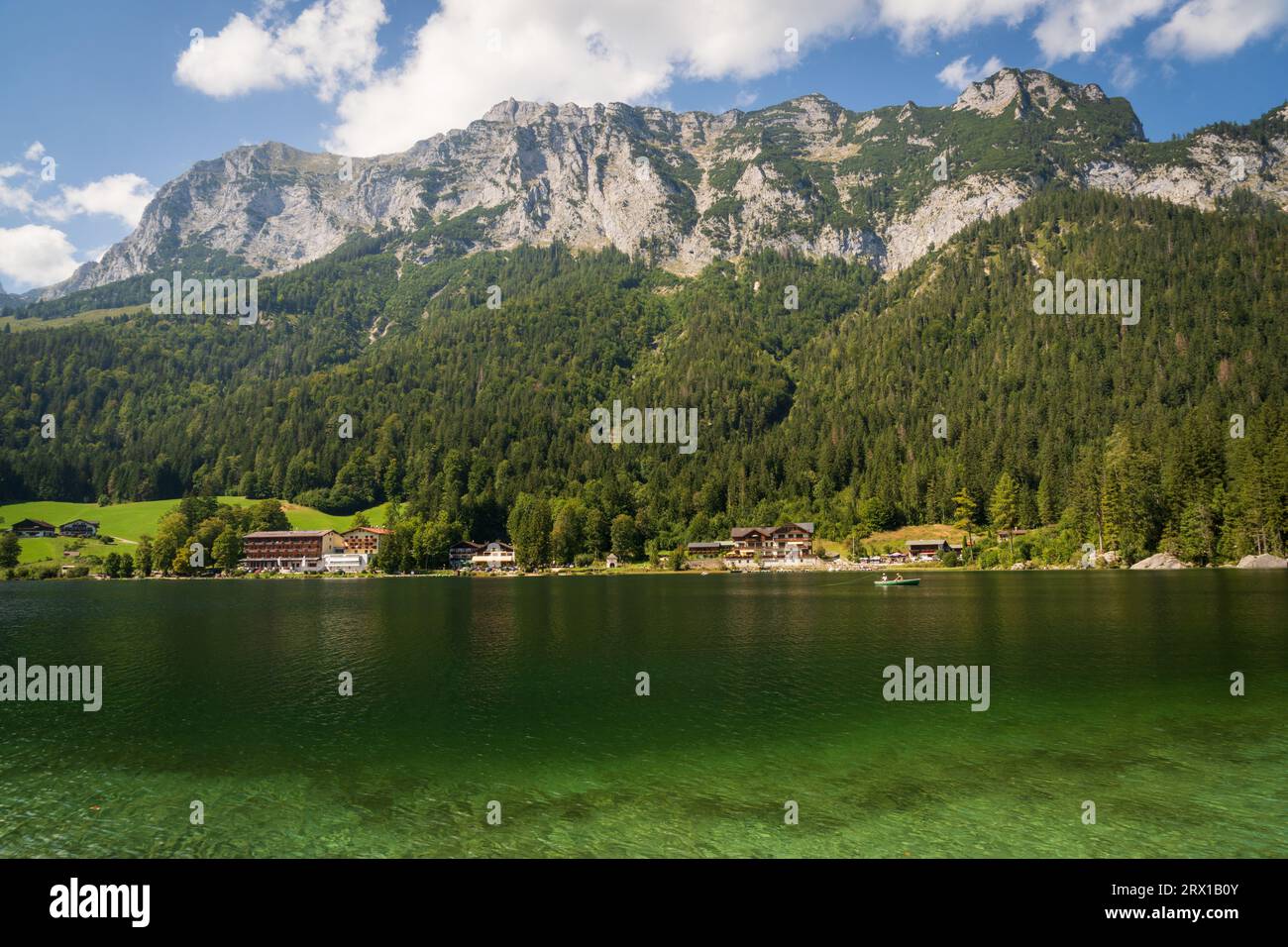 The Hintersee, Famous Lake in Bavaria, Germany Stock Photo - Alamy