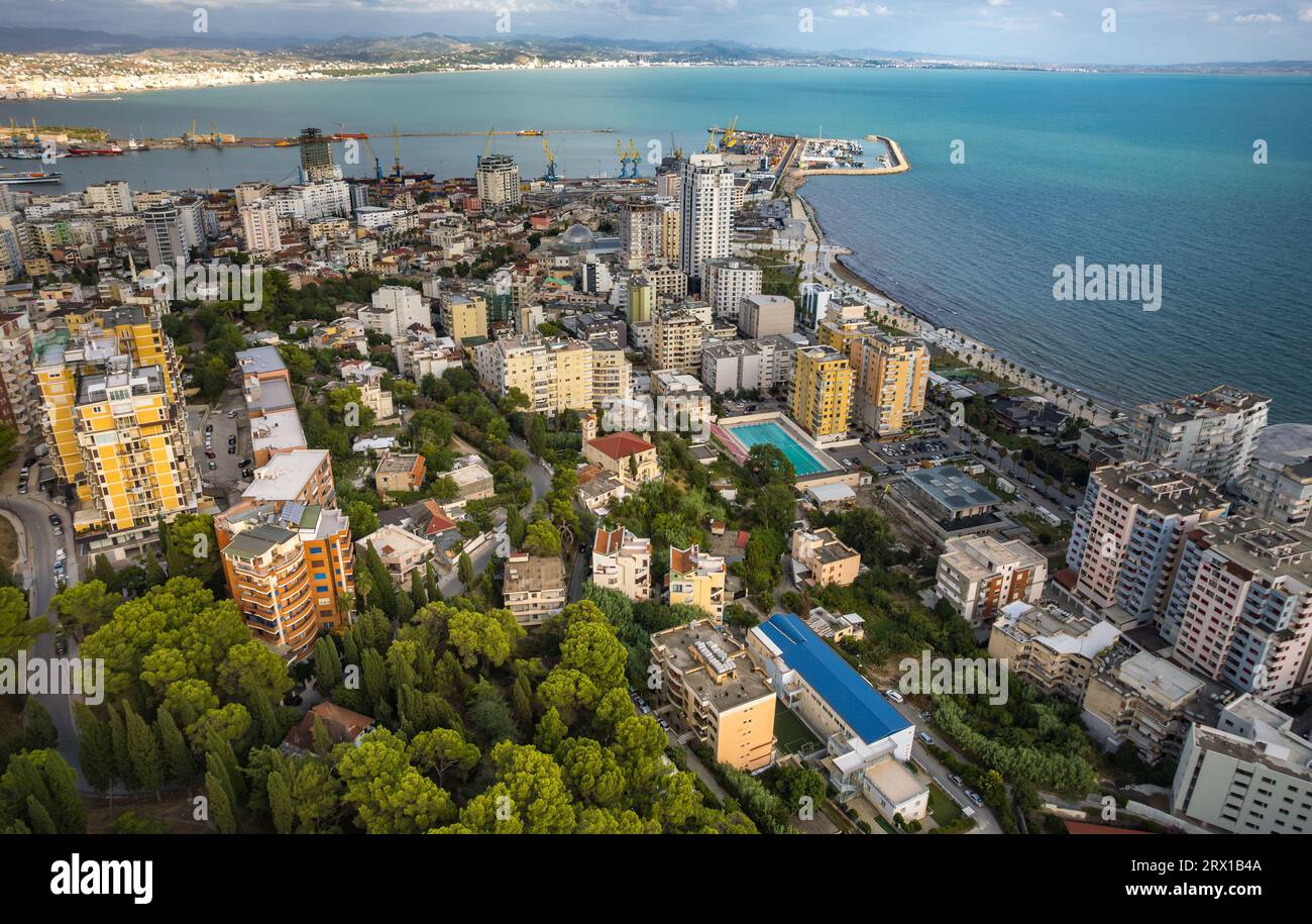 Aerial drone view adriatic hi-res stock photography and images - Alamy