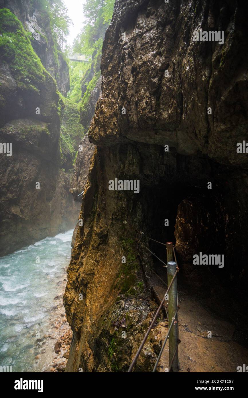 Partnach Gorge in Garmisch-Partenkirchen, in Bavaria, Germany Stock ...