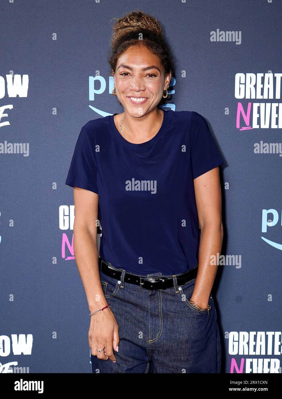 Host Miquita Oliver attending the photocall for The Greatest Show Never ...