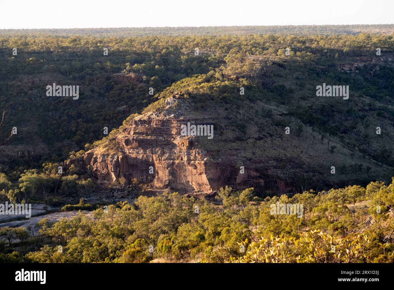 view of pyramid rock at porcupine gorge national park from the ...