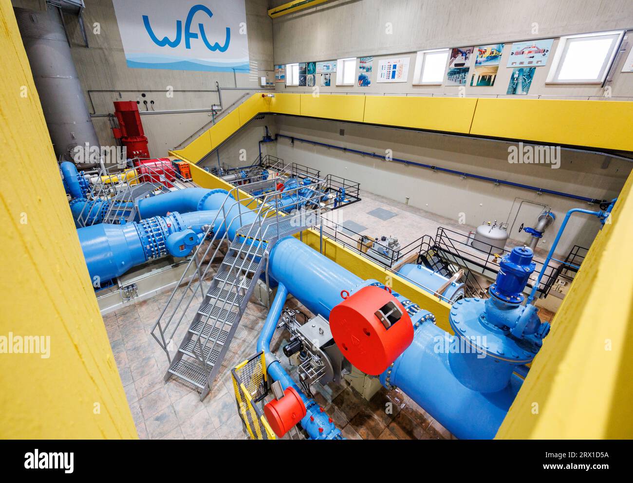 Nuremberg, Germany. 21st Sep, 2023. Interior view of the pump system ...