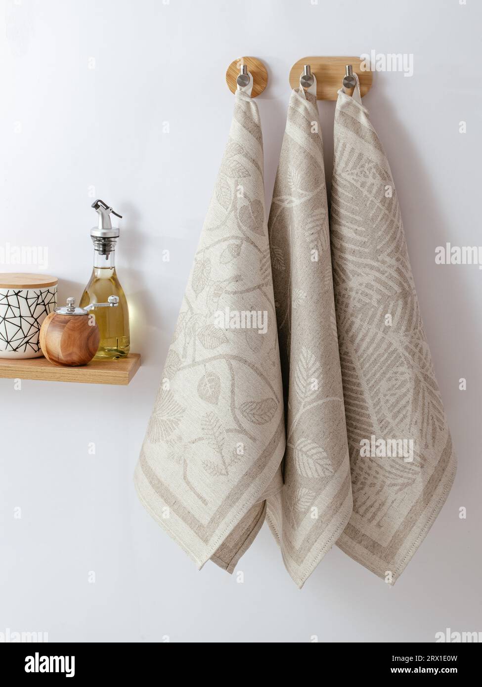 Stylish natural towels hi-res stock photography and images - Alamy