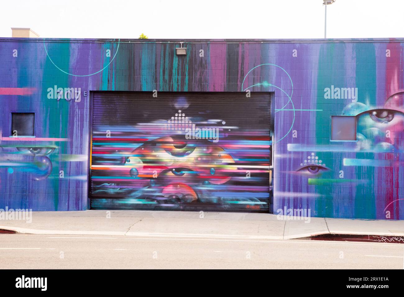 Street Art Los Angeles LA California Graffiti Stock Photo - Alamy