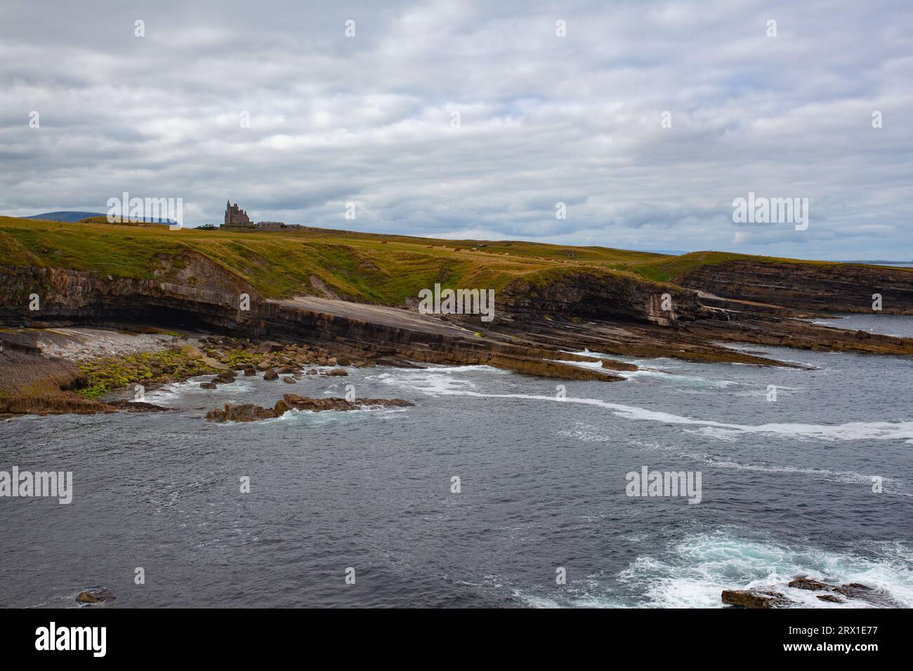Classiebawn Castle (Mullaghmore Castle) on the coast in Ireland Stock ...