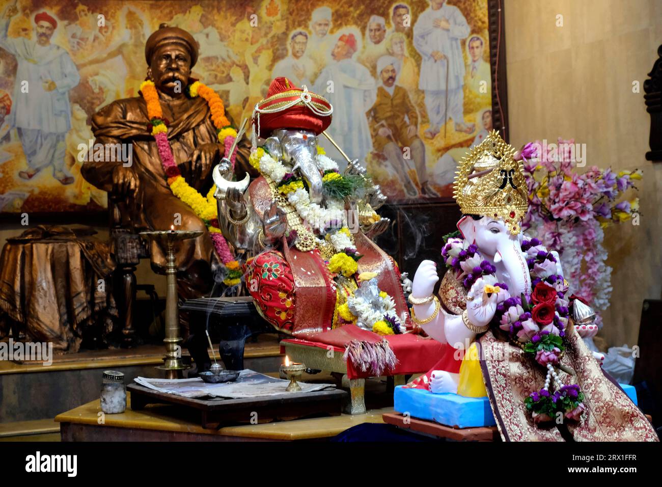 20 September 2023, Pune, Maharashtra, India, Kesari Wada Ganpati is the ...