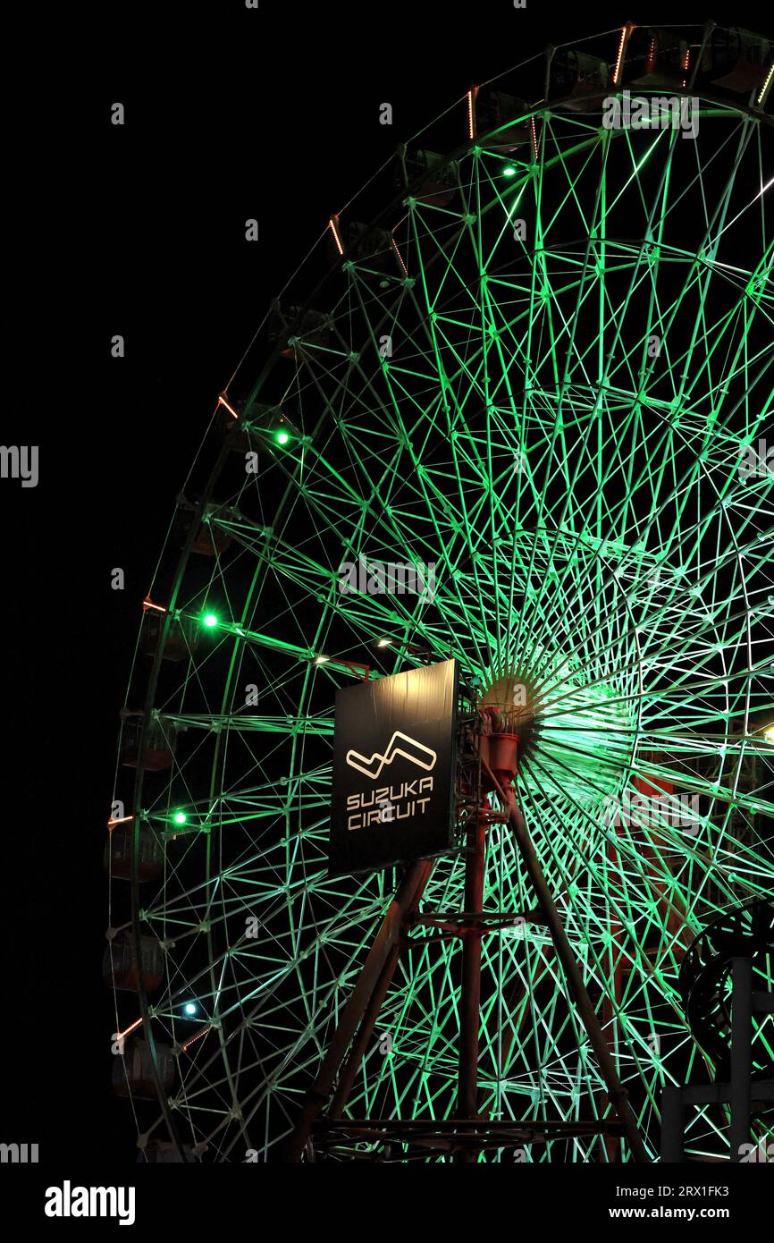 Suzuka, Japan. 22nd Sep, 2023. Circuit atmosphere - Ferris wheel ...