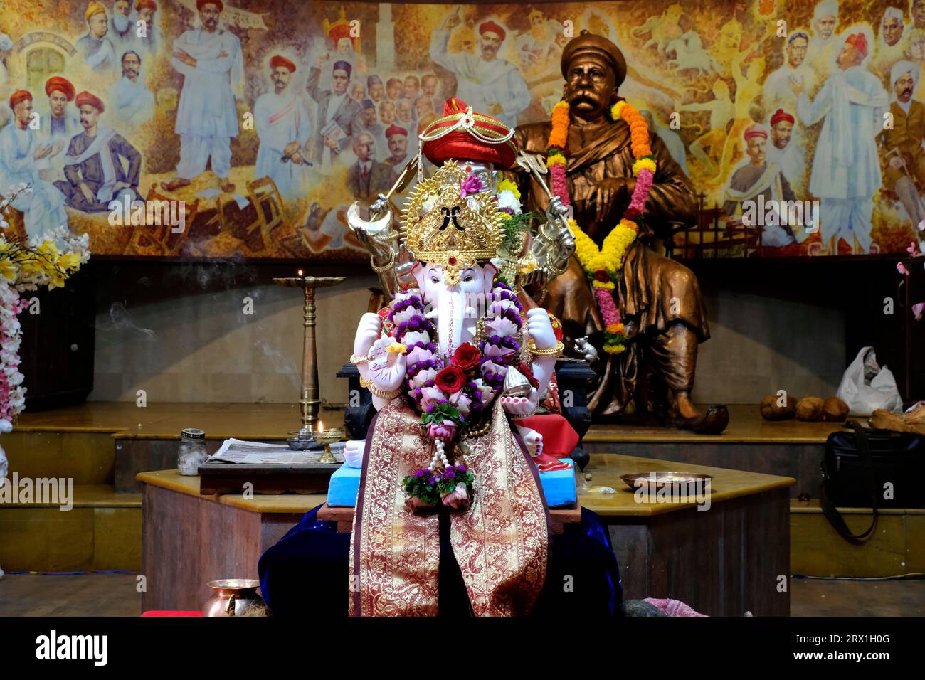 20 September 2023, Pune, Maharashtra, India, Kesari Wada Ganpati is the ...