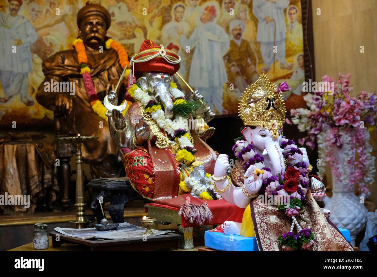 20 September 2023, Pune, Maharashtra, India, Kesari Wada Ganpati is the ...